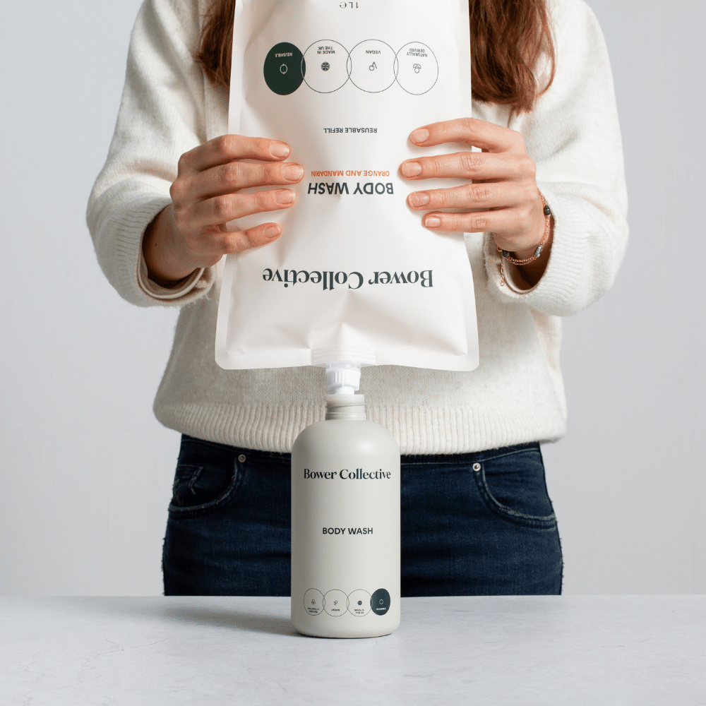 Bower Fragrance Free Body Wash Refill 1L | Bower Collective